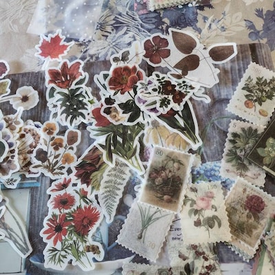 40 Pieces Vintage Lady Sticker Pack Retro Fashion Lady - Etsy