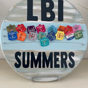 Beach Badge Display Beach Badge Holder Beach Badge Jersey - Etsy