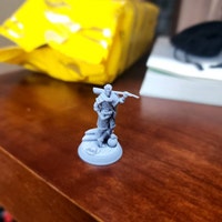 Male Elf Bard, Half-elf, Eladrin Miniature 28mm, 32mm,54mm,75mm, 100mm ...