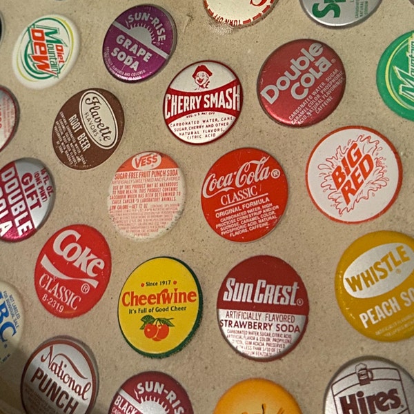1000 Beer Bottle Caps NO DENTS Assorted Bottle Caps Bulk Flattened ...