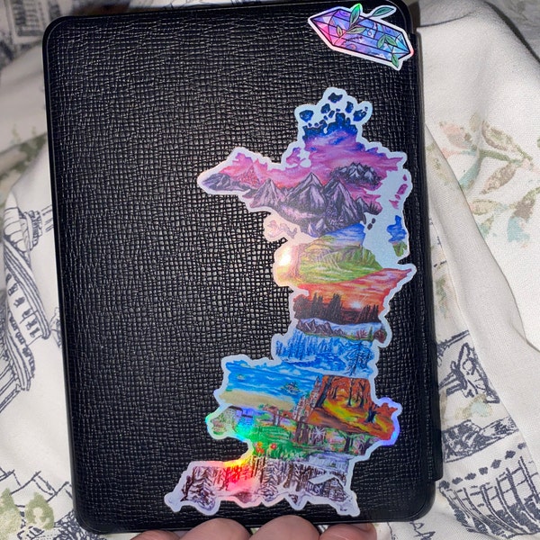 Prythian Map Sticker - Officially Licensed - ACOTAR Sticker ...