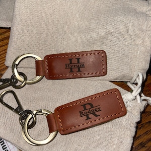 CHRISTMAS GIFT for BOYS Football Keychain Leather Keychain - Etsy