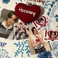 Enhypen ROMANCE: UNTOLD XO Inspired Red Heart Crochet Charm - Etsy Canada