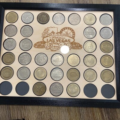 Poker Chip Frame Display Insert Life Behind Bars Fits 36 Harley ...