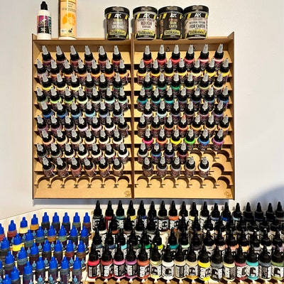 Wall Mounted Hobby Paint Storage Rack Vertical - Etsy