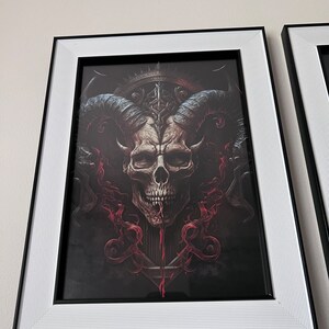 Red Black. Gothic Prints. Oil Painting. Dracula's Castle Poster ...