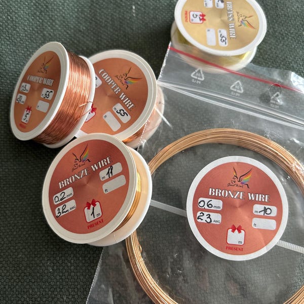 Copper Wire, Solid Copper, 24ga 26ga 29 Ga 32 Ga 38 Gauge Pure Copper ...