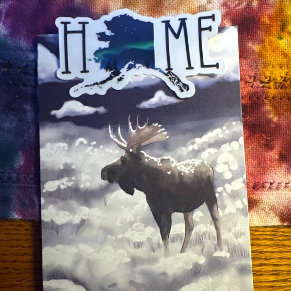 Alaska is Home | Alaska Gift Sticker | Northern Lights | Waterproof ...