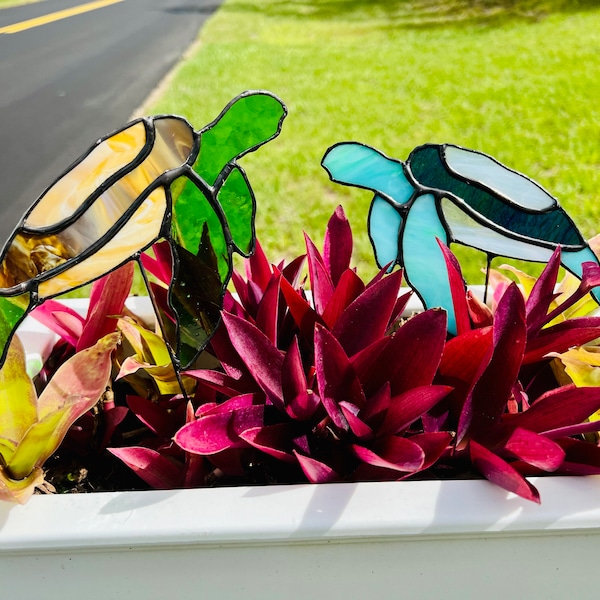 Mini Sea Turtle Stained Glass Pattern: Beginner DIY (digital Download ...