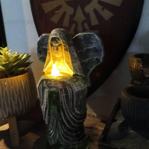 Zelda Inspired Goddess Statue With LED Light! Handpainted MADE TO Order ...
