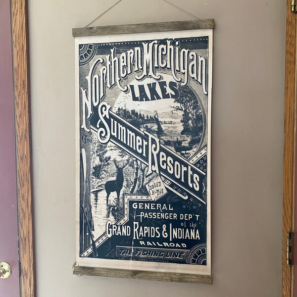 Frame Included 36x20, Yellowstone Grand Prismatic Art Rip-proof ...