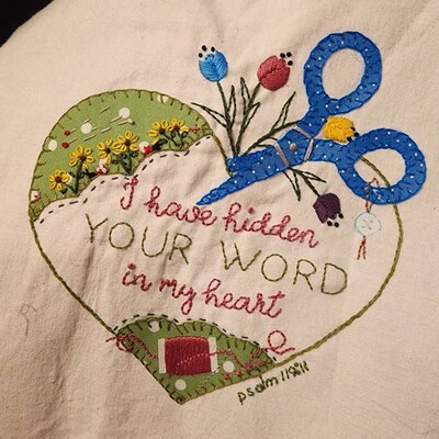 Live Simply Hand Embroidery Pattern Applique Digital Download - Etsy