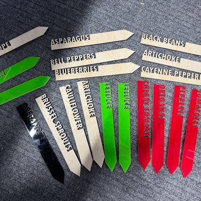 Funny Plant Stakes SVG Bundle, PNG Bundle, 60 SVG Cut Files, Laser Cut ...