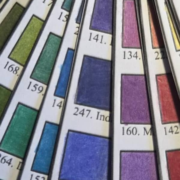 Kalour 300 Colored Pencil Swatch Chart (PDF Download) - Etsy