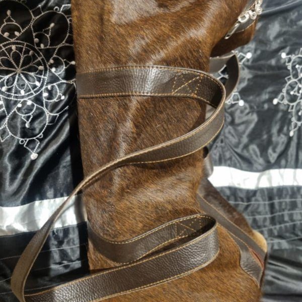 Genuine Cowhide Rugs - Exotic Cow Skin Rugs - Brown and White Hair-on ...