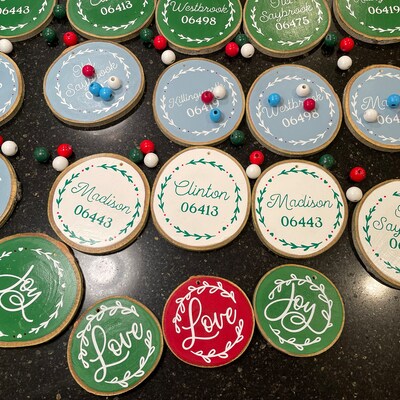 Set of Aspen Chunks 3-4 Wood Slices Rustic Wedding - Etsy