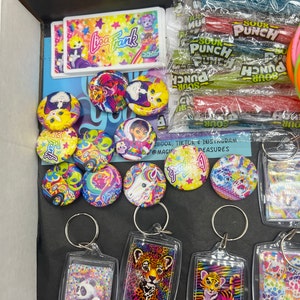 Lisa Frank Keychains, 90's Inspired, Choose One, Party Favors ...