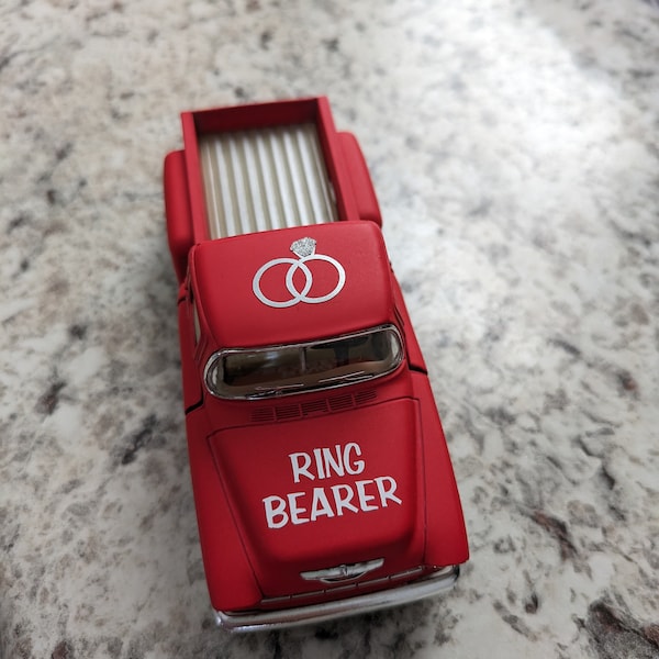 Personalized, Ring Bearer Gift, Ring Bearer Truck, Ring Security Gift ...