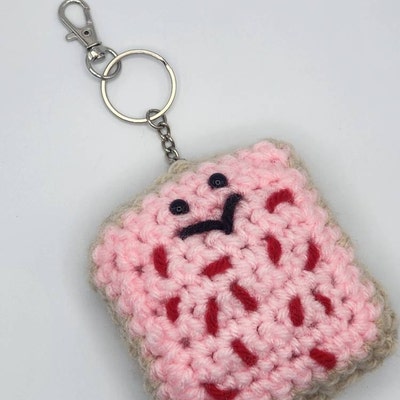 Toaster Pastry Keychain PDF Crochet Pattern - Etsy