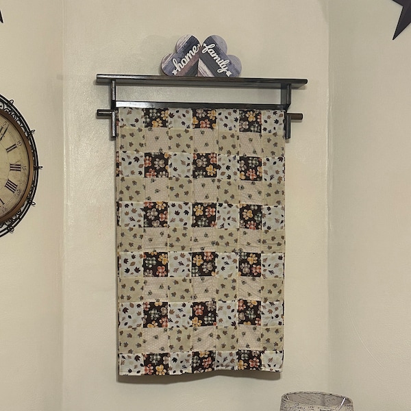 Quilt Rack – Single Quilt Rack - Wooden Quilt Rack - Quilt Rack Wall ...