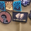 I'm Maken 'em at Night Funny Morale Patch Hook and Loop Patch 2x3 Made ...