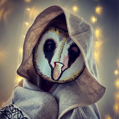 Barn Owl Masks, Adult Owl Halloween Costume, Props for Masquerade ...