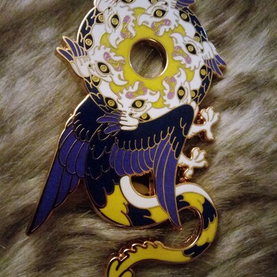 ANGEL SERIES: Sunken Angel-ocean Blue Enamel Pin - Etsy