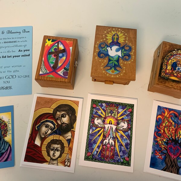 Gifts of the Holy Spirit Original Art Print Dove Mandala With Phrases ...