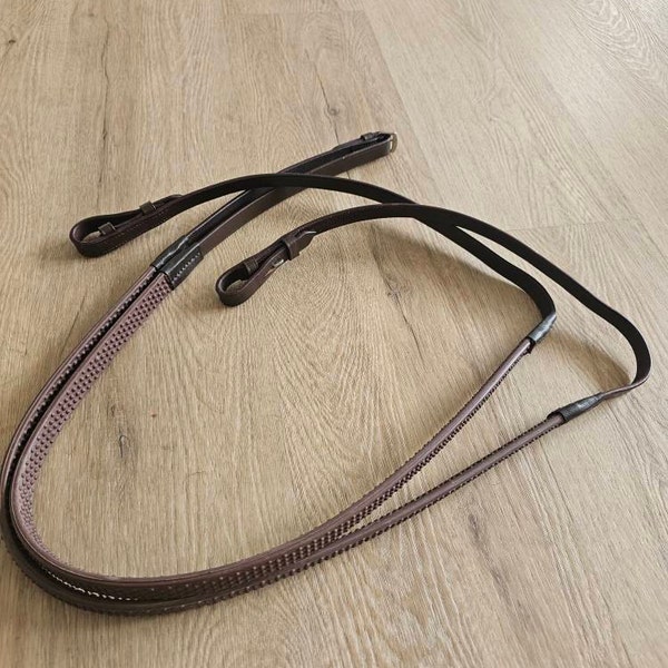 Anatomical Working Hunter Leather Bridle Cavesson Padded Cutaway ...