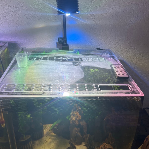 Fluval Flex Clear Hinged Lid: 9, 15, 32.5 Gallon Fish Tankfree SHIPPING ...