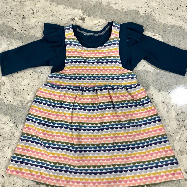 Baby Pinafore Dress Pattern, Apron Dress Sewing Patterns Pdf, Girls ...