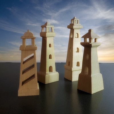 NW3961 Compound-cut Lighthouses Digital Pattern Set - Etsy