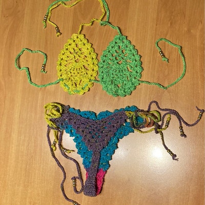 Crochet Bikini Bottom Pattern, Crochet Lingerie Pattern, Crochet ...