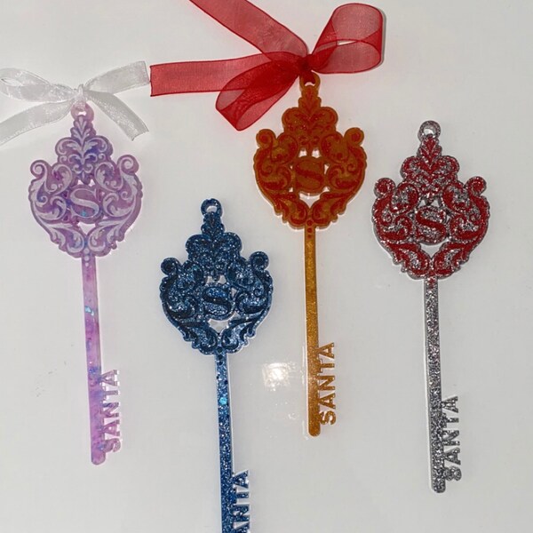 Santa’s Magic Key Silicone Mold. Silicone Mould for Resin Craft. Magic ...