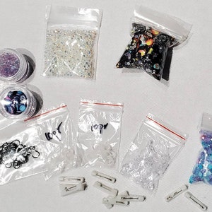 25 Glue on Plastic Bails, Flat Pad Jewelry Findings, H473 - Etsy