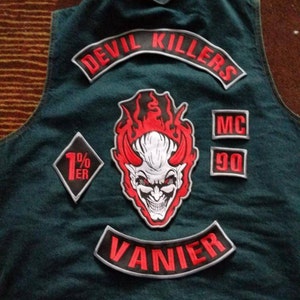 Sons of Anarchy Back Patches Embroidered JACKET NOT | Etsy