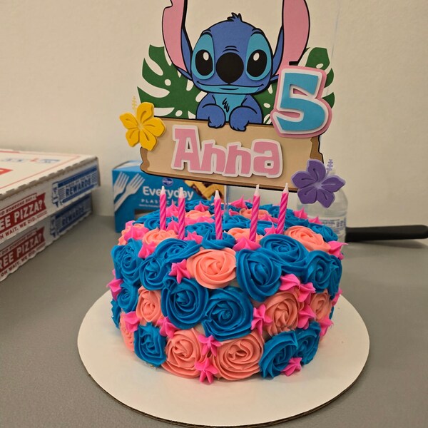 3D Ohana Cake Topper - Etsy