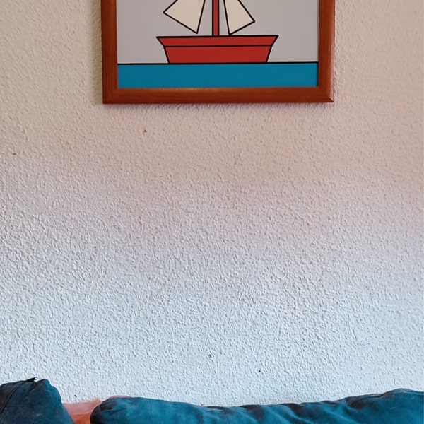 Simpsons Boat Replica - Hand Painted Wall Art. US Import Taxes INCLUDED ...