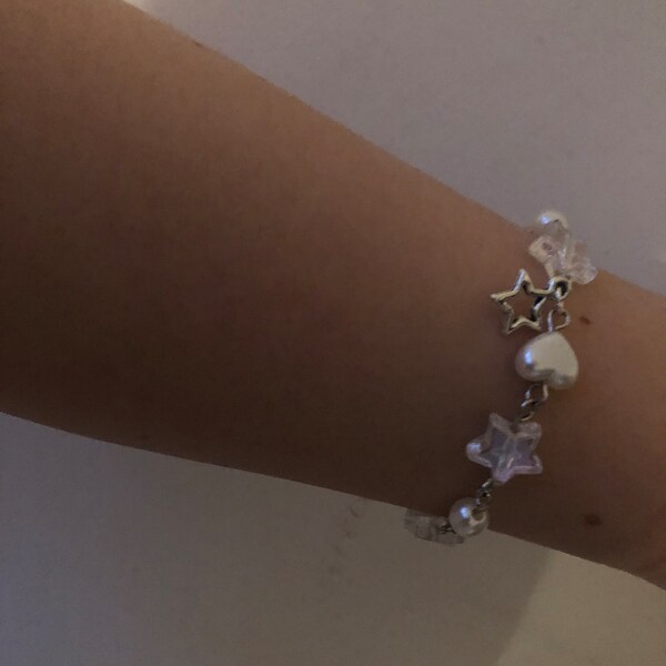 Handmade Star Beaded Bracelet - Etsy