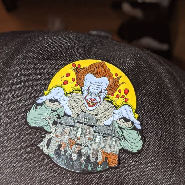 Pennywise Enamel Horror Pin - Etsy