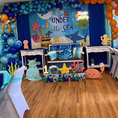 Under the Sea Party Decorations Underwater Theme Party Sea Theme ...