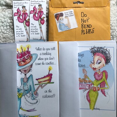 Funny Birthday Card, Funny Women Humor Greeting Cards for Her, Women ...