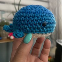 Crochet No-sew Whale PATTERN, Crochet Whale Amigurumi, Amigurumi Whale ...