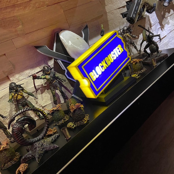 Blockbuster Lighted Sign - Etsy