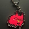 Cursed Cat Alastor, Vox, Lucifer Hazbin Hotel Keychain Cute Cursed Cat ...