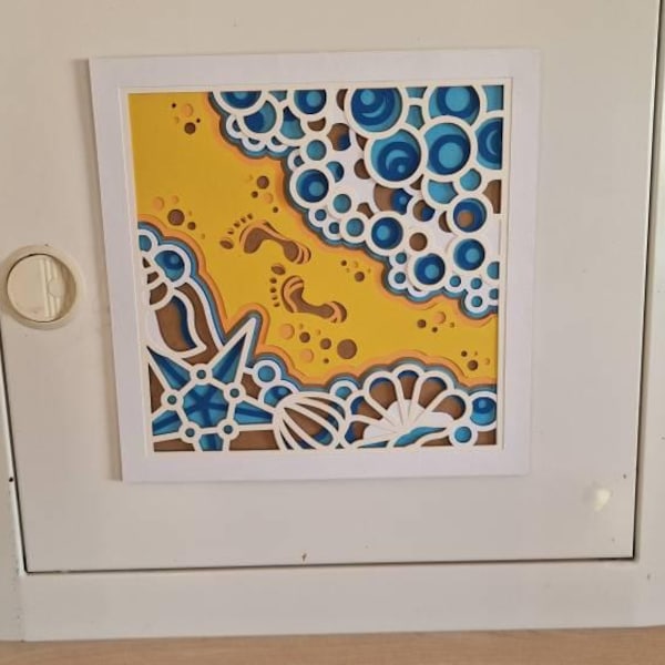 3D Baby Born Shadow Box for Kids, Baby Birth Shadow Box, Custom Name ...