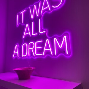 Neon Light Sign Custom Neon Sign Home Decor for Room Bedroom Business ...