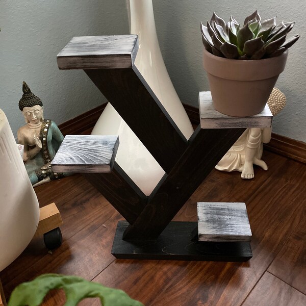 Rustic Plant Stand - Etsy