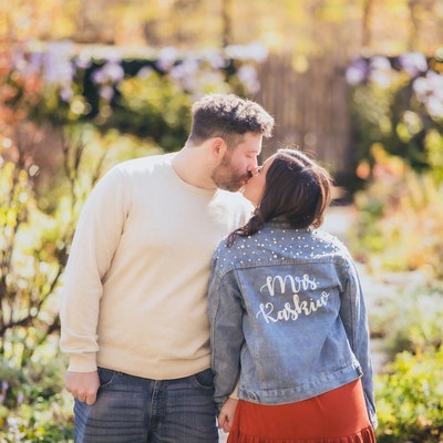 Mr and Mrs Leather Custom Jackets, Just Married Faux Leather Jackets ...
