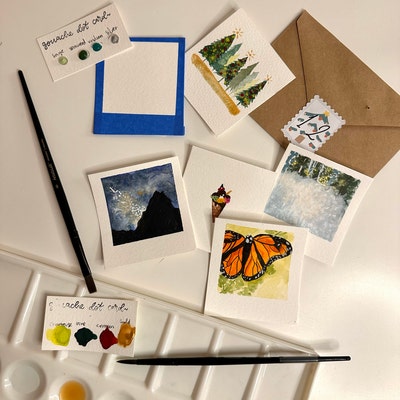 Mini Painting Kit Downtown Weather - Etsy